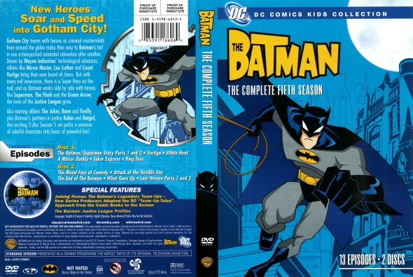 CoverCity - DVD Covers & Labels - The Batman - Season 5