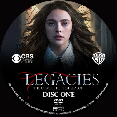 CoverCity - DVD Covers & Labels - Legacies - Season 1; disc 1