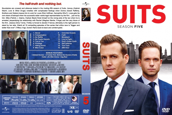 CoverCity - DVD Covers & Labels - Suits - Season 5
