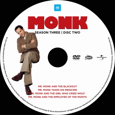 CoverCity - DVD Covers & Labels - Monk - Season 3; disc 2