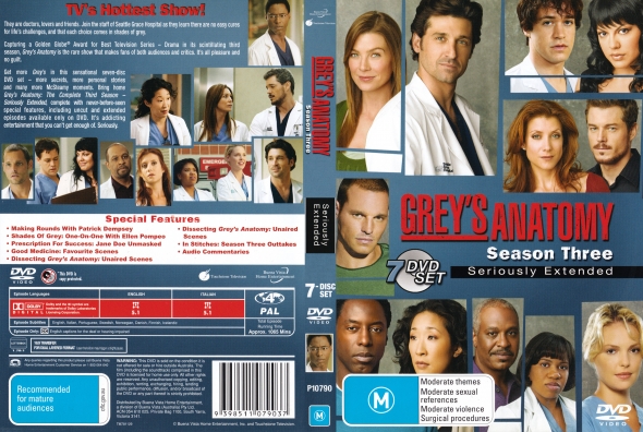 CoverCity - DVD Covers & Labels - Grey's Anatomy - Season 3