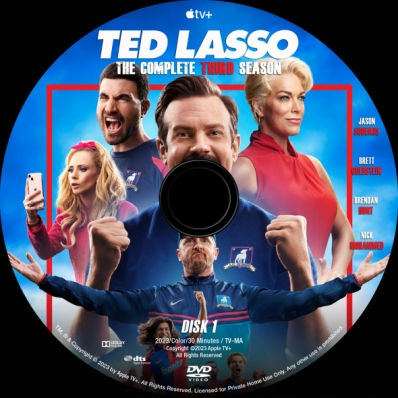 CoverCity - DVD Covers & Labels - Ted Lasso - Season 3; disk 1