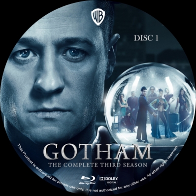 CoverCity - DVD Covers & Labels - Gotham - Season 3; disc 1