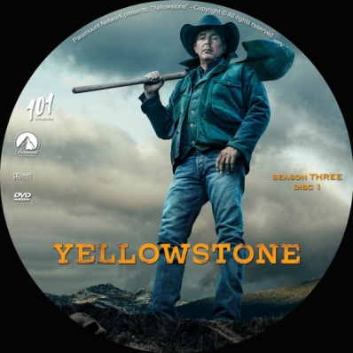 CoverCity - DVD Covers & Labels - Yellowstone - Season 3; disc 1
