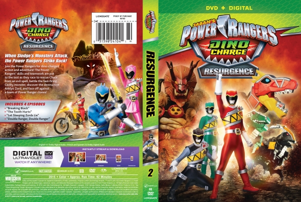 CoverCity - DVD Covers & Labels - Power Rangers Dino Charge Resurgence