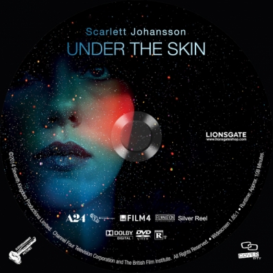 Under The Skin Dvd Cover Under The Skin Dvd Label