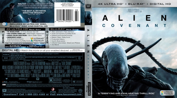 CoverCity - DVD Covers & Labels - Alien: Covenant 4K