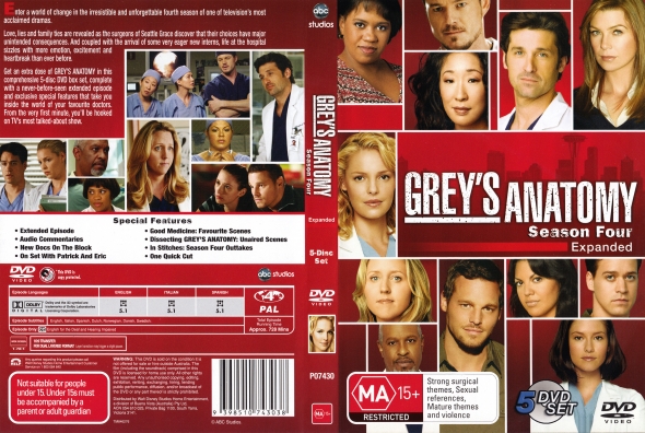 CoverCity - DVD Covers & Labels - Grey's Anatomy - Season 4