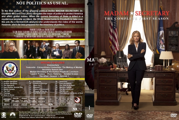 CoverCity - DVD Covers & Labels - Madam Secretary - Season 1 (spanning ...