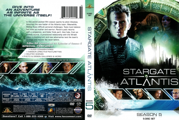 Covercity Dvd Covers And Labels Stargate Atlantis Season 5