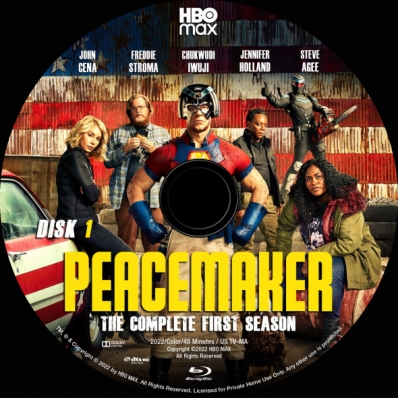 CoverCity - DVD Covers & Labels - Peacemaker - Season 1; disc 1