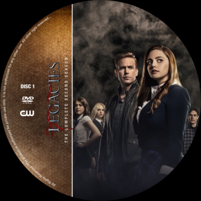 CoverCity - DVD Covers & Labels - Legacies - Season 2; disc 1