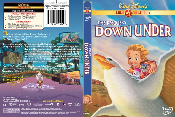 CoverCity - DVD Covers & Labels - The Rescuers Down Under