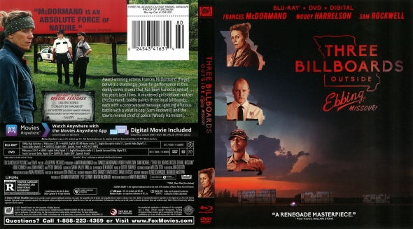 CoverCity - DVD Covers & Labels - Three Billboards Outside Ebbing, Missouri