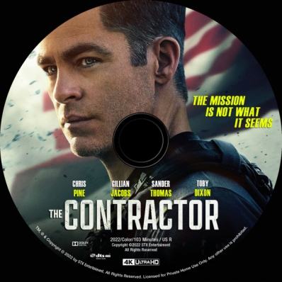 CoverCity - DVD Covers & Labels - The Contractor 4K
