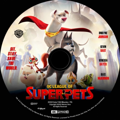 CoverCity - DVD Covers & Labels - DC League of Super-Pets 4K