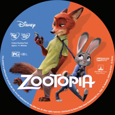 CoverCity - DVD Covers & Labels - Zootopia