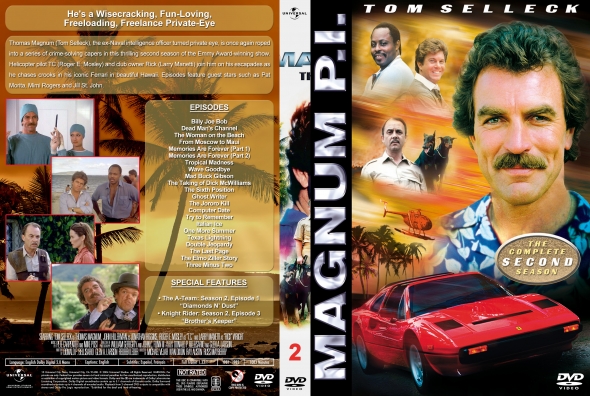 CoverCity - DVD Covers & Labels - Magnum P.I. - Season 2 (spanning spine)