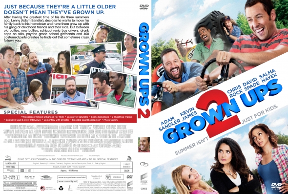 Grown Ups 2 Dvd Cover