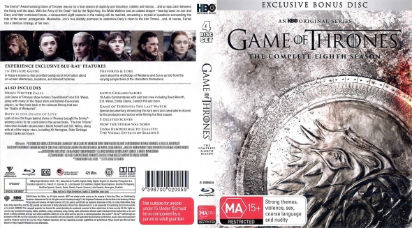 CoverCity - DVD Covers & Labels - Game of Thrones - Season 8
