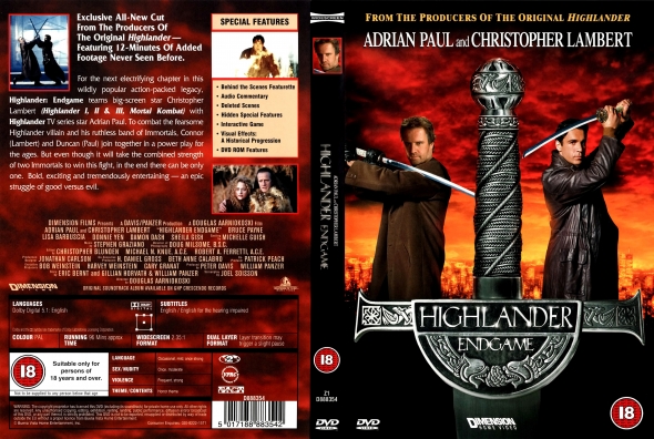 CoverCity - DVD Covers & Labels - Highlander: Endgame