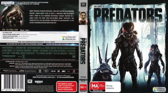 CoverCity - DVD Covers & Labels - Predators 4K