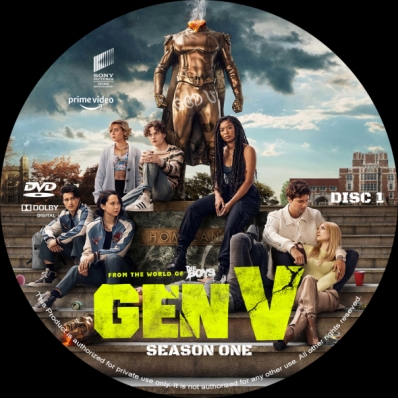 CoverCity - DVD Covers & Labels - Gen V - Season 1; disc 1
