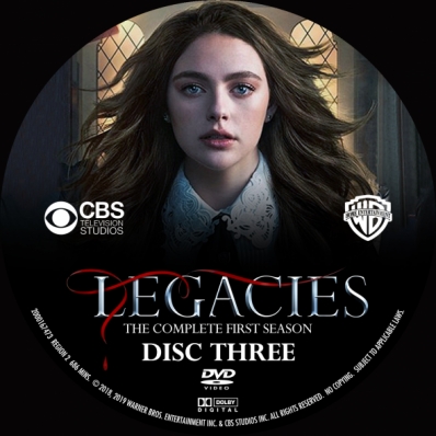 CoverCity - DVD Covers & Labels - Legacies - Season 1; disc 3