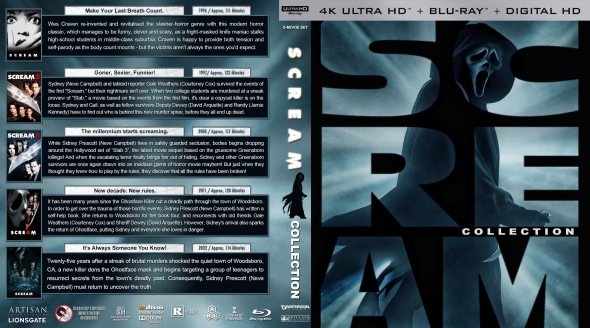 CoverCity - DVD Covers & Labels - Scream Collection (4K)