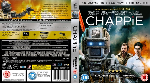 CoverCity - DVD Covers & Labels - Chappie 4K