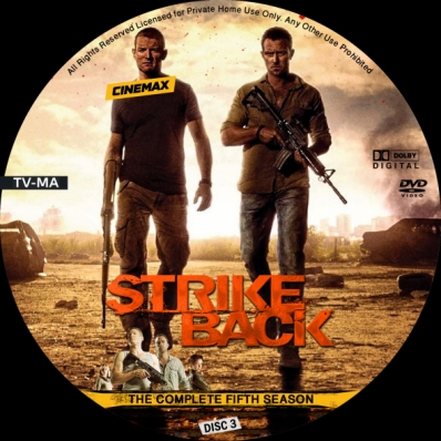 CoverCity - DVD Covers & Labels - Strike Back - Season 5; disc 3