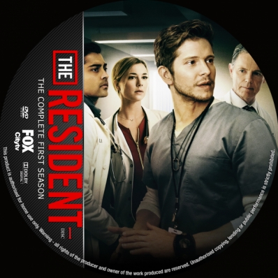 CoverCity - DVD Covers & Labels - The Resident - Season 1; disc 1