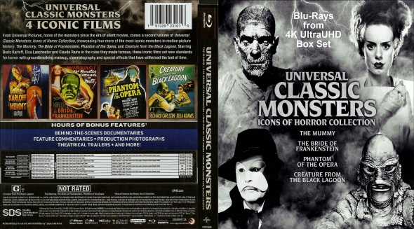 CoverCity - DVD Covers & Labels - Universal Classic Monsters 4K