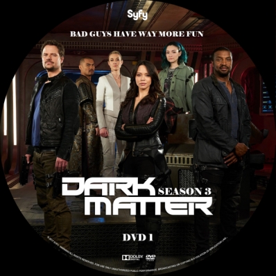 CoverCity - DVD Covers & Labels - Dark Matter - Season 3; disc 1