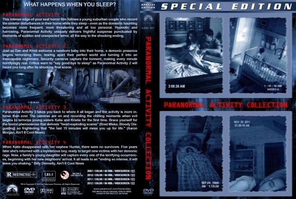 CoverCity - DVD Covers & Labels - Paranormal Activity Collection