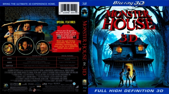 CoverCity - DVD Covers & Labels - Monster House 3D