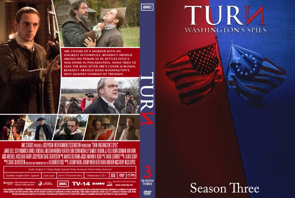 CoverCity - DVD Covers & Labels - Turn Washington's Spies - Season 3