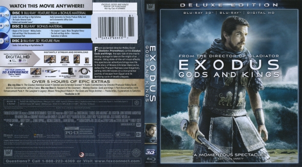 CoverCity - DVD Covers & Labels - Exodus: Gods and Kings 3D