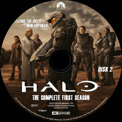 CoverCity - DVD Covers & Labels - Halo 4K - Season 1; disk 2