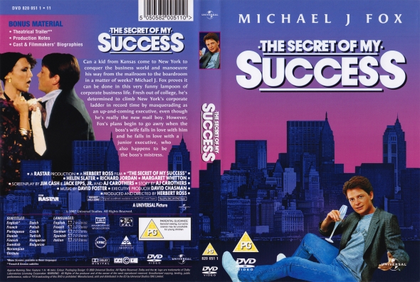 CoverCity - DVD Covers & Labels - The Secret of My Success