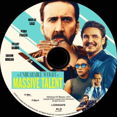 CoverCity - DVD Covers & Labels - The Unbearable Weight of Massive Talent