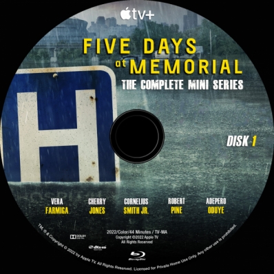 CoverCity - DVD Covers & Labels - Five Days at Memorial - Mini Series ...
