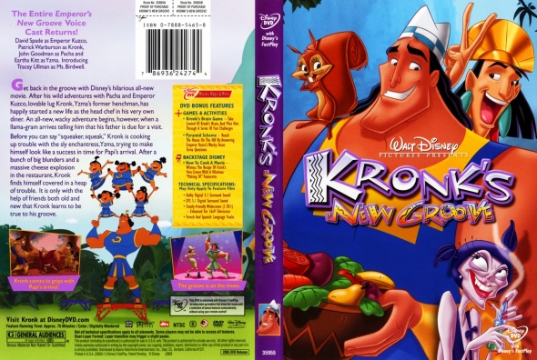 Emperor Dvd Cover The Emperors New Groove Movie DVD Custom Covers