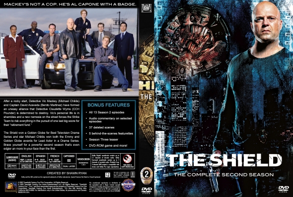 CoverCity - DVD Covers & Labels - The Shield - Season 2 (spanning spine)