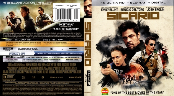 CoverCity - DVD Covers & Labels - Sicario 4K