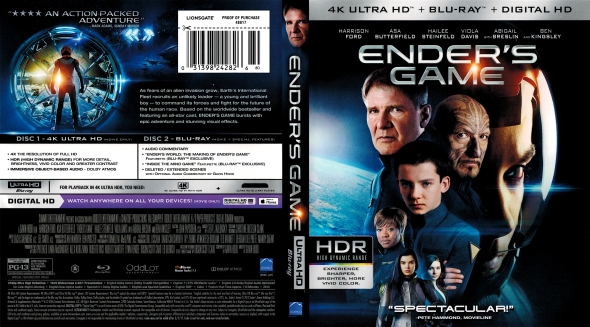 CoverCity - DVD Covers & Labels - Ender's Game 4K