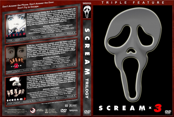CoverCity - DVD Covers & Labels - Scream Trilogy