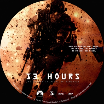 CoverCity - DVD Covers & Labels - 13 Hours: The Secret Soldiers of Benghazi