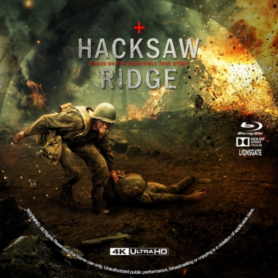 CoverCity - DVD Covers & Labels - Hacksaw Ridge (4K)
