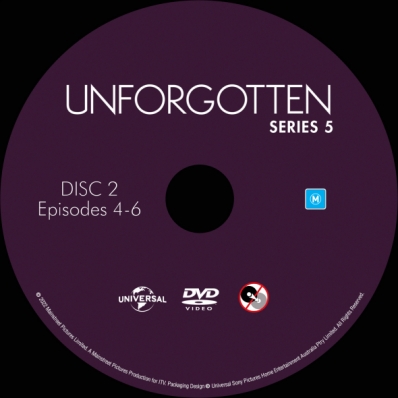 Unforgotten Season 2 2018 R1 Custom Dvd Cover Labels